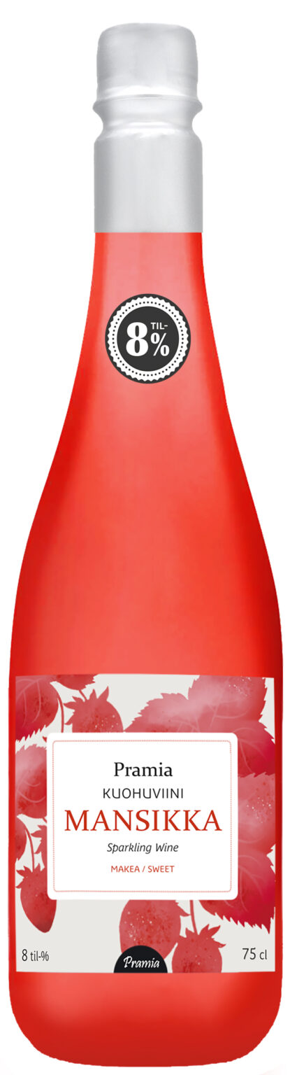 Pramia kuohuviini mansikka - Pramia